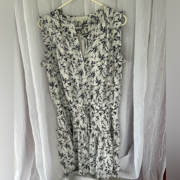 Pinch | Dresses | Pinch Mini Smocked Waist Tiered Ruffle Dress Size L ...